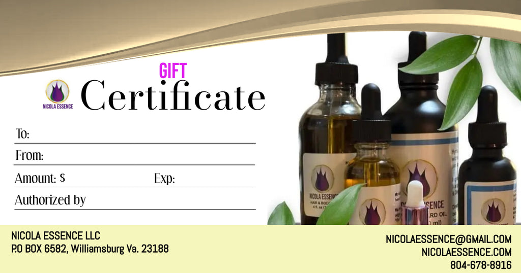 Nicola Essence Gift Card – Nicola Essence, LLC